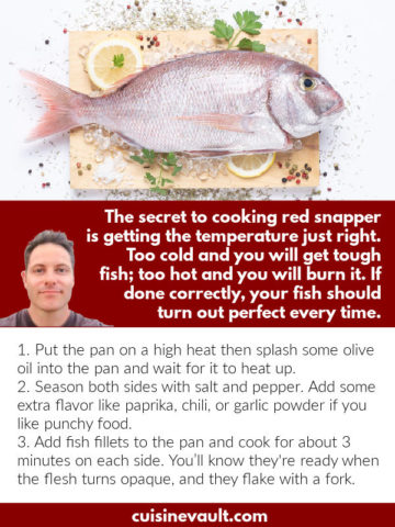 What Does Red Snapper Taste Like?