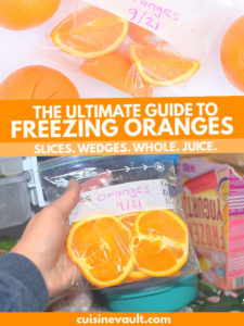 How To Freeze Oranges - Easy 3-Step Method