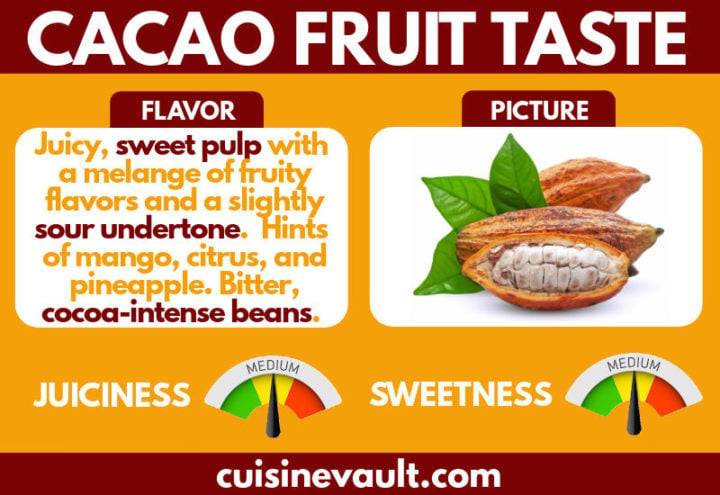 What Does A Cacao Fruit Taste Like?
