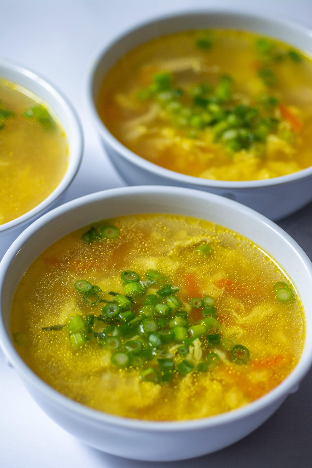 Keto Chicken Egg Drop Soup Tastylicious