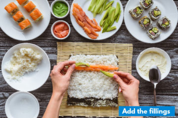 How To Make Sushi Rolls - Step-By-Step Guide - Tastylicious