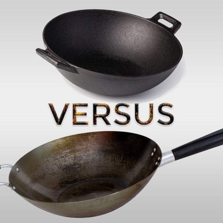 The Difference Between Carbon Steel Vs Cast Iron Wok Pans Tastylicious