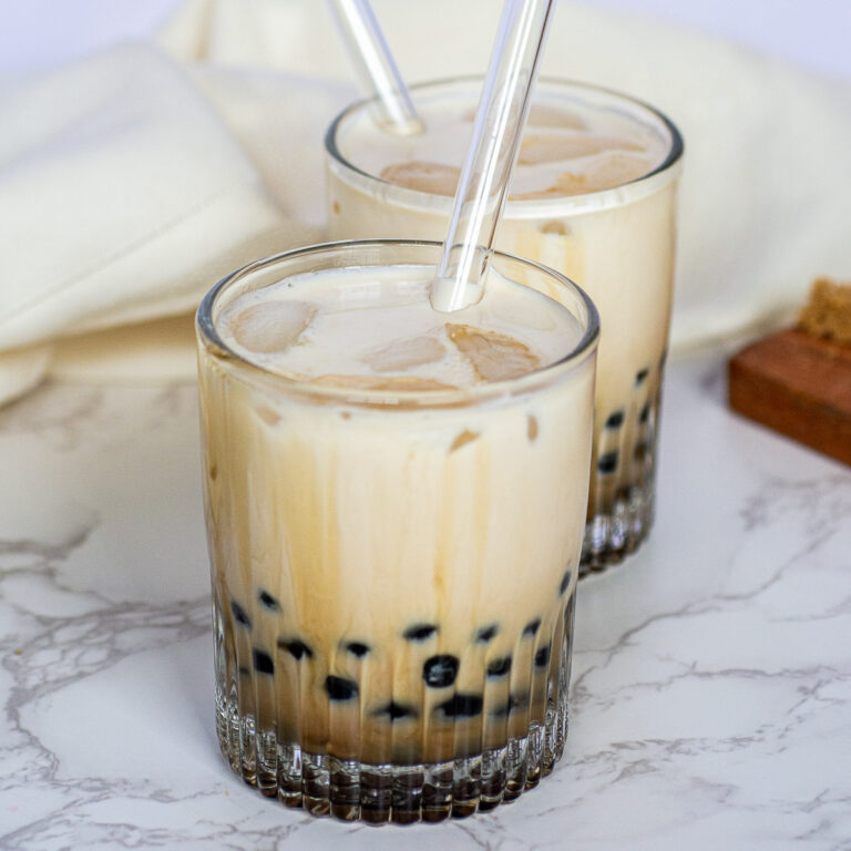 Tiger Milk Tea With Boba - Tastylicious