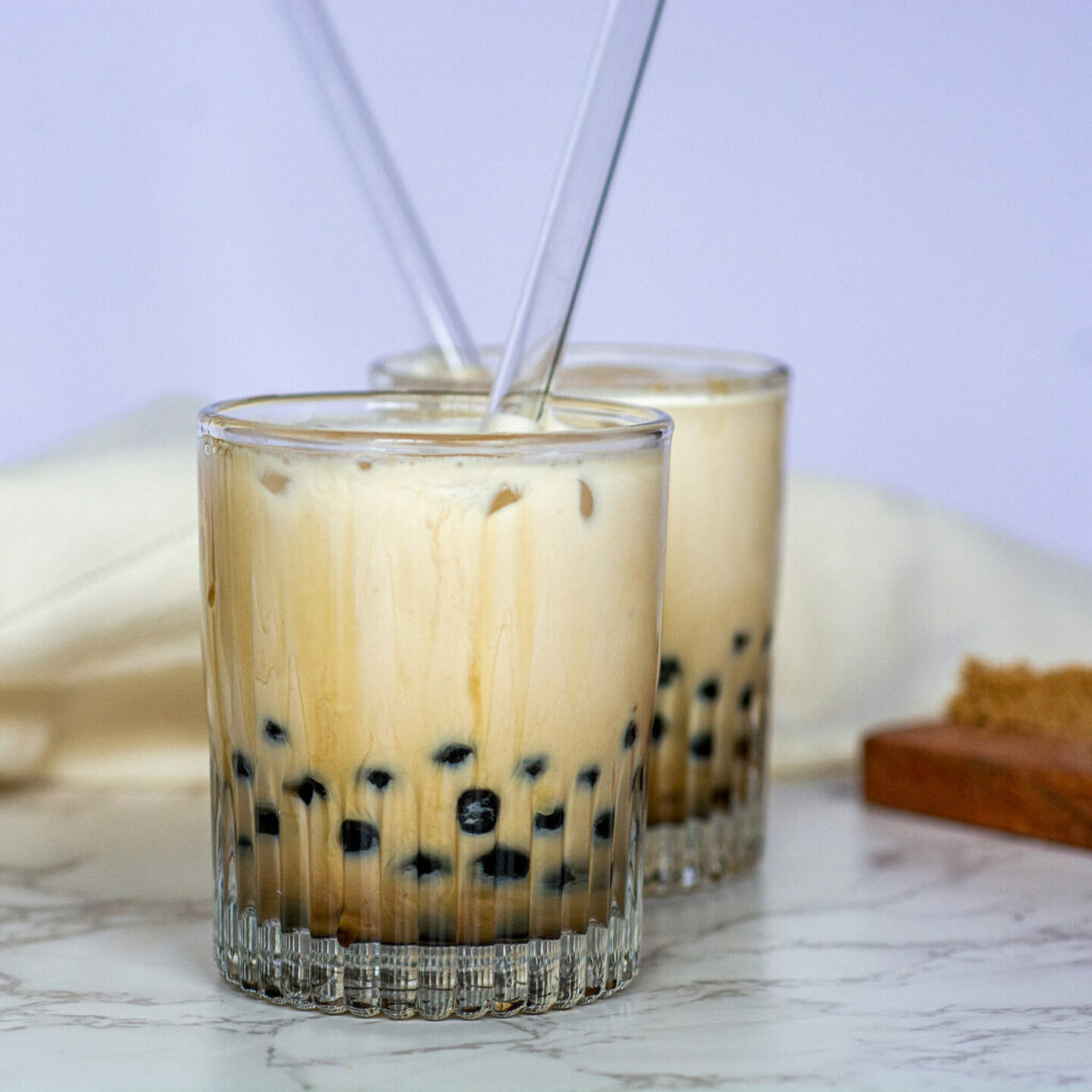 Tiger Milk Tea With Boba - Tastylicious