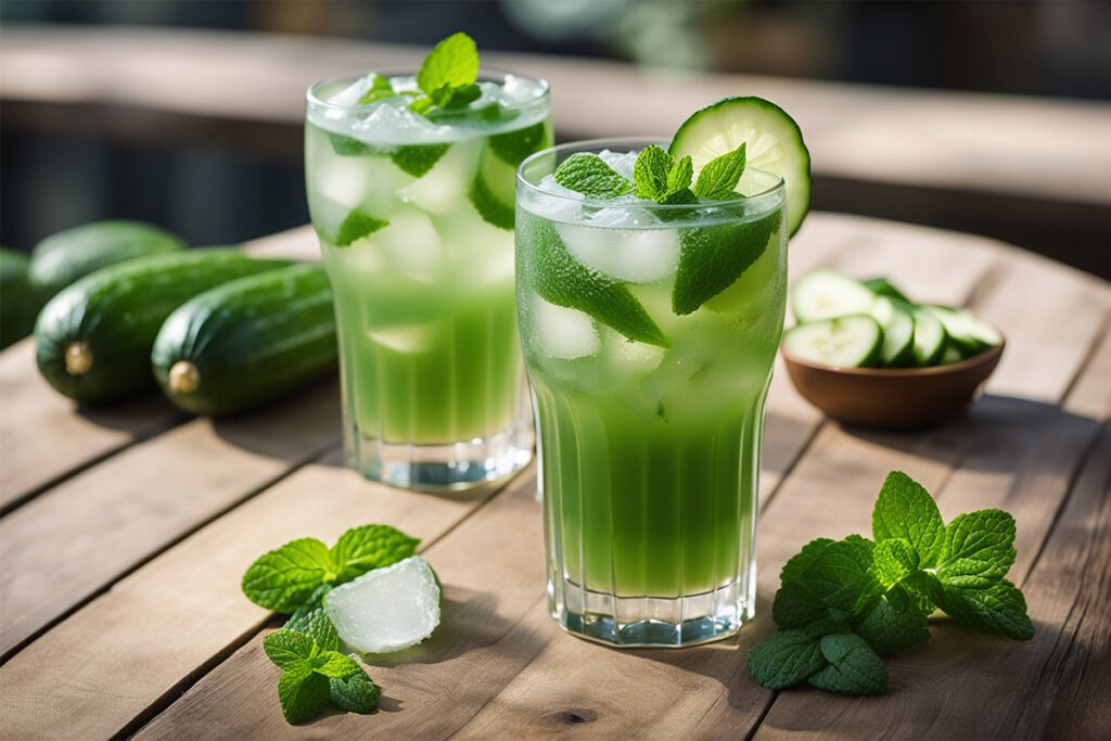 Cucumber Mint Cooler: Refreshing Summer Beverage - Tastylicious