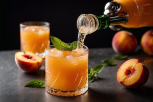 The Ultimate Peach Bellini Mocktail Recipe - Tastylicious