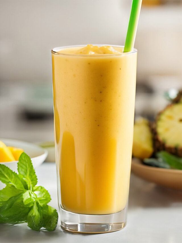 Tropical Mango Watermelon Smoothie - Tastylicious