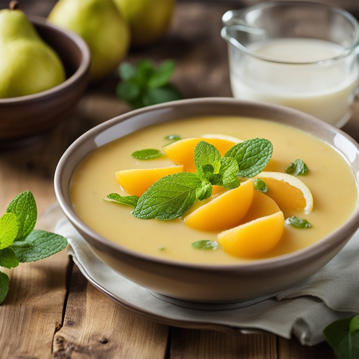 Chilled Apricot-Pear Soup - Tastylicious