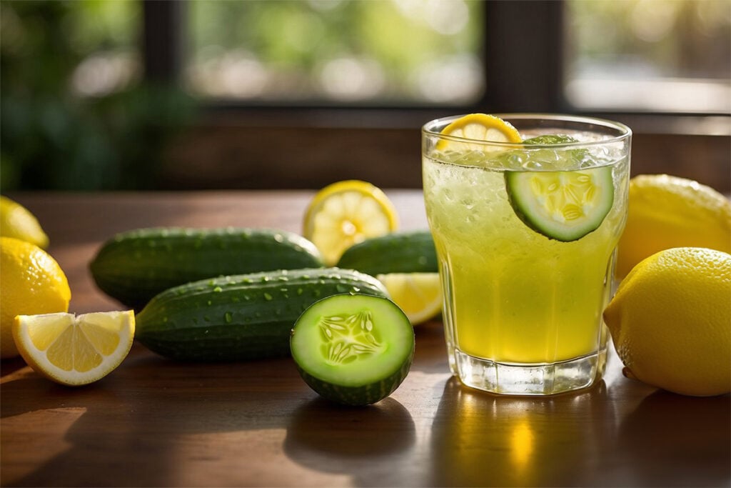 Cucumber Lemon Detox Juice for a Refreshing Cleanse - Tastylicious