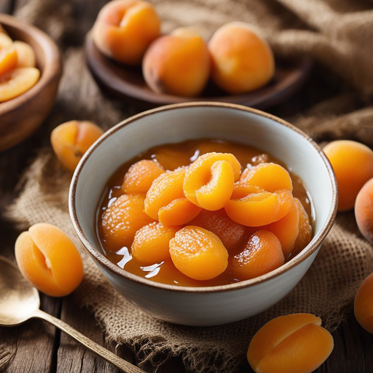 Sugar-Free Dried Apricot Compote - Tastylicious