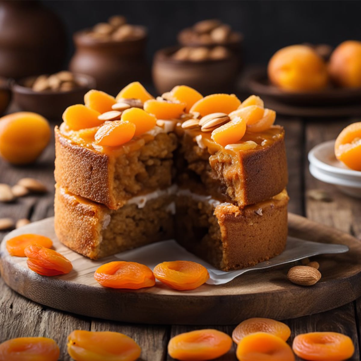 Dried Apricot and Almond Cake: A Deliciously Nutty Dessert - Tastylicious