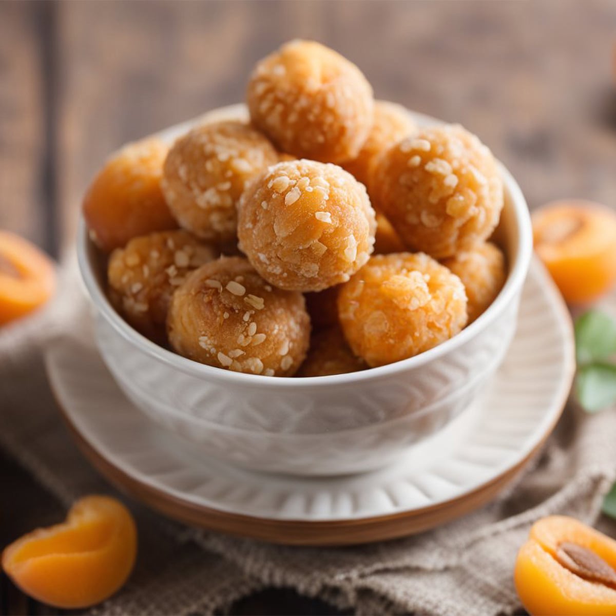 No-Bake Dried Apricot Energy Balls - Tastylicious