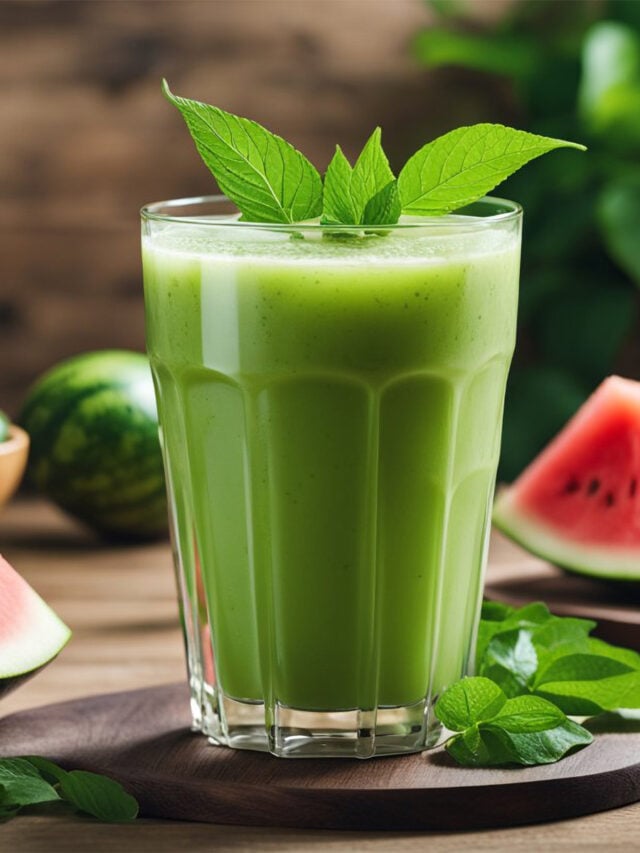Tropical Mango Watermelon Smoothie - Tastylicious