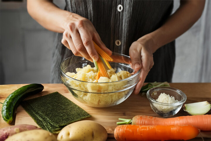 Japanese-Style Potato Salad - Tastylicious
