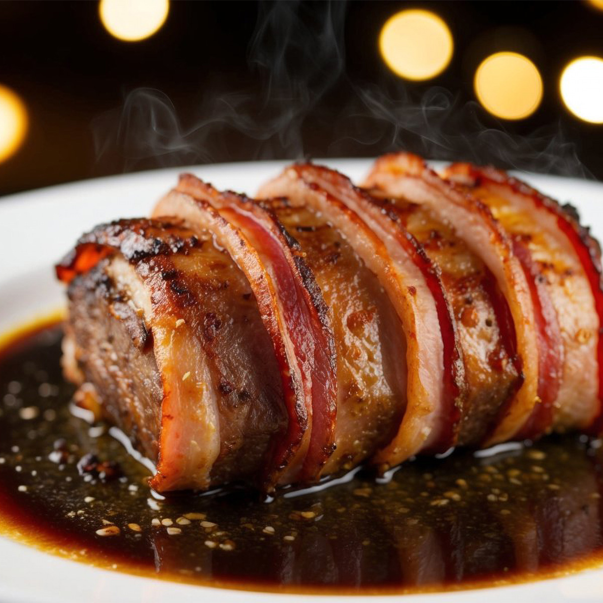 Bacon-Wrapped Beef Tenderloin - Tastylicious