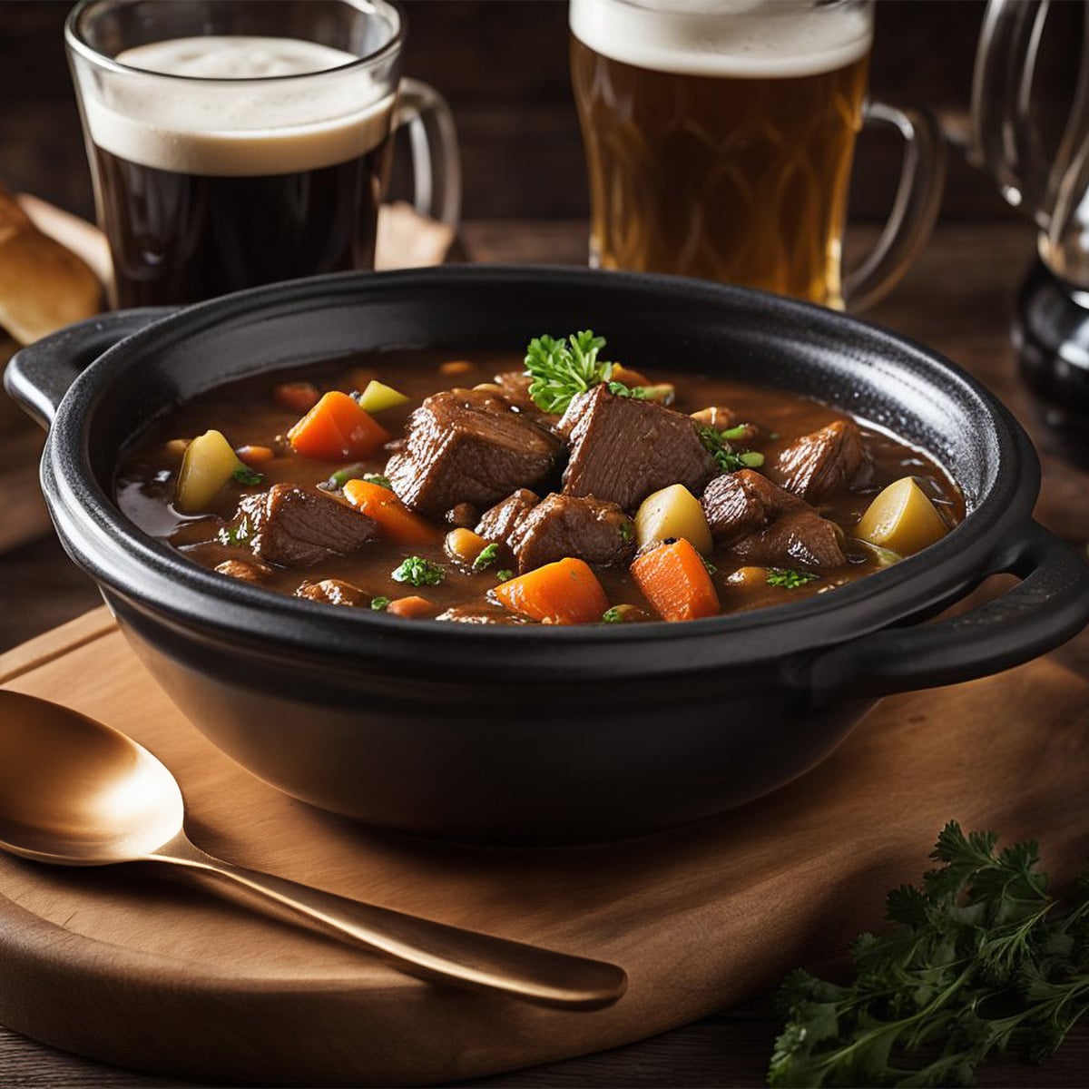 Beef and Guinness Stew: A Hearty Classic with Deep Flavors - Tastylicious