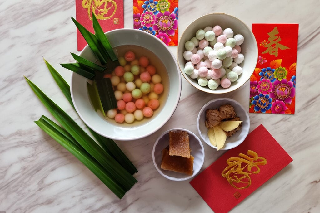 Chinese Sweet Rice Balls (Tang Yuan) - Tastylicious