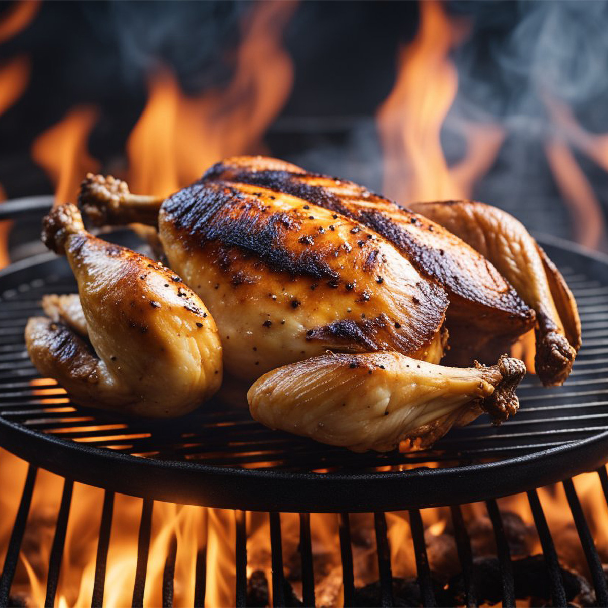 Barbecued Spring Chicken - Tastylicious