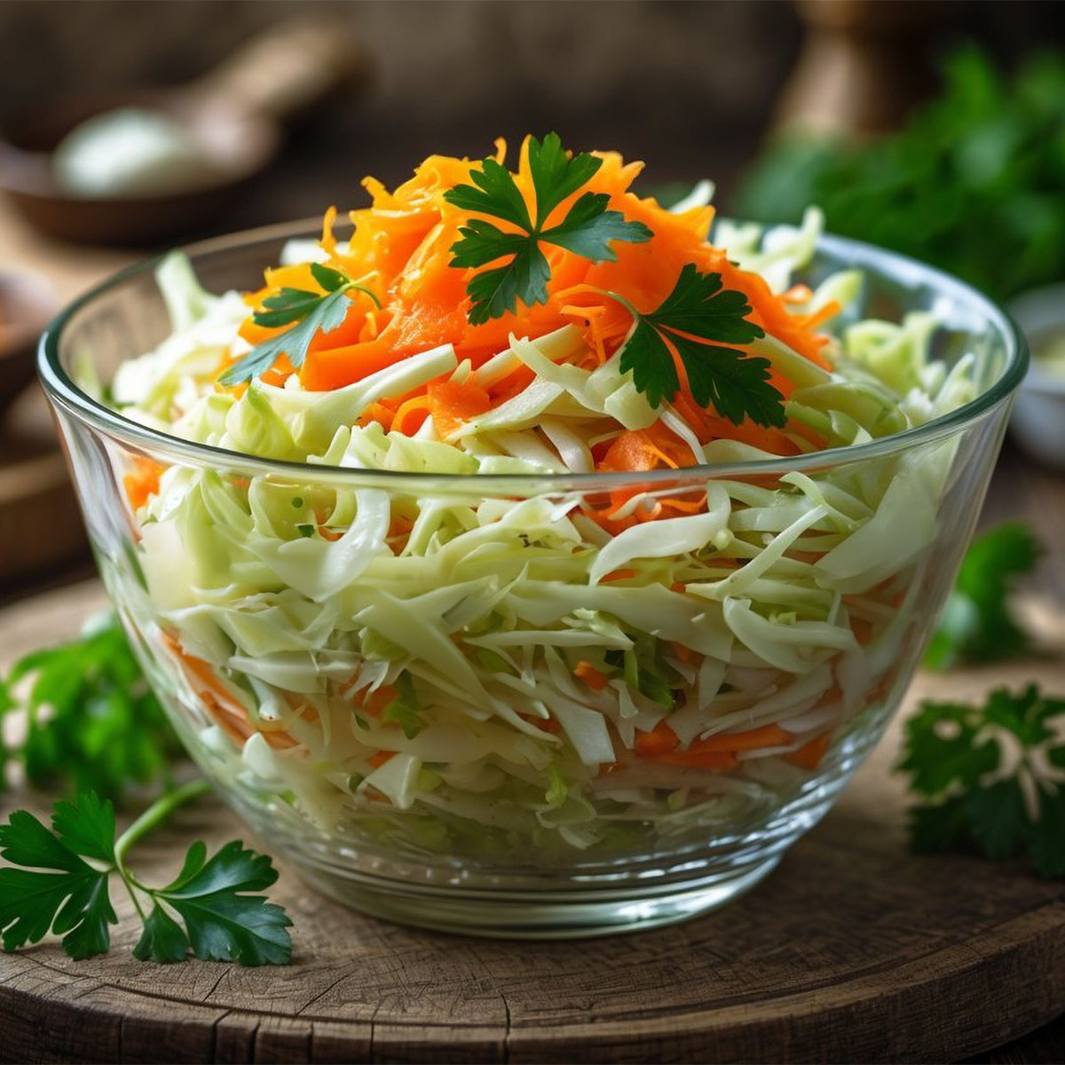 Polish Cabbage and Carrot Salad (Surówka z Kapusty) - Tastylicious