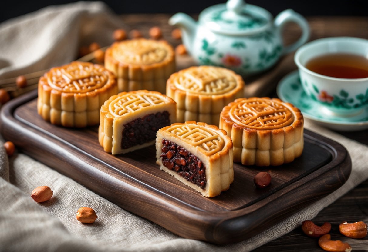 Five-Nut Mooncakes for Mid-Autumn Festival - Tastylicious