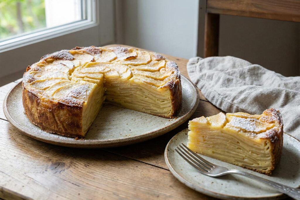 Invisible Apple Cake (Gâteau Invisible) - Tastylicious