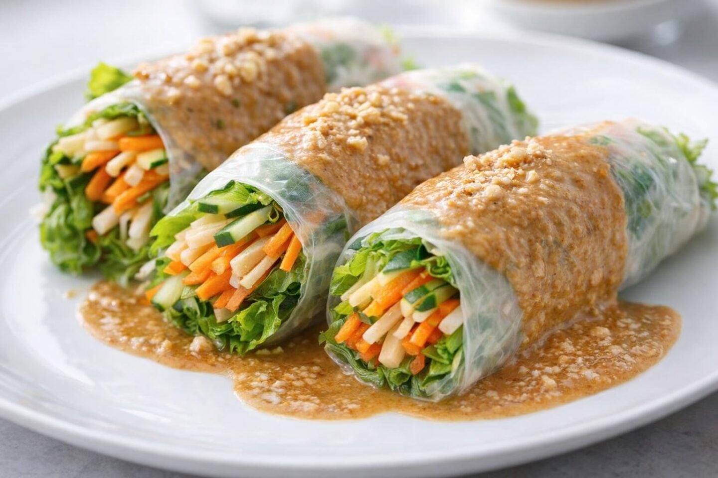 Fresh Bamboo Shoot & Vegetable Spring Rolls - Tastylicious