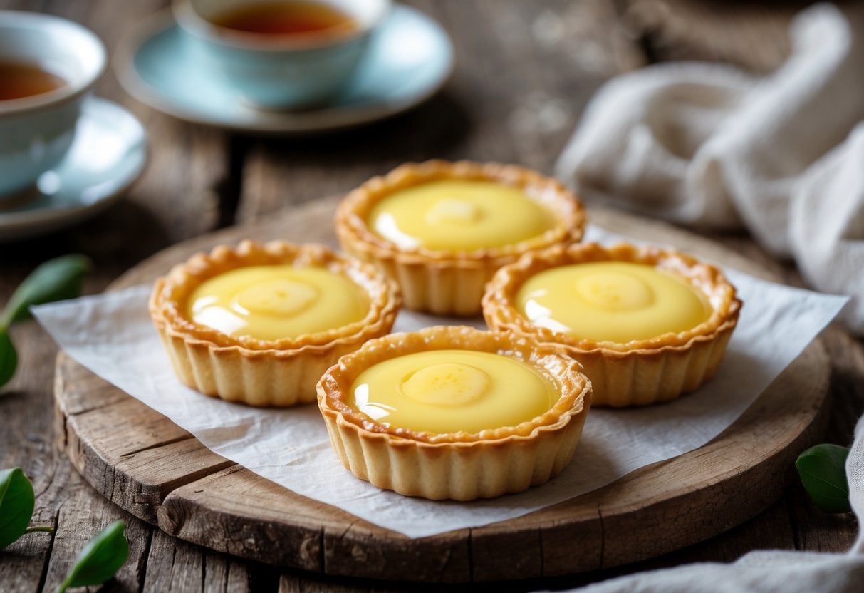 Hong Kong-Style Egg Tarts (Dan Tat) - Tastylicious