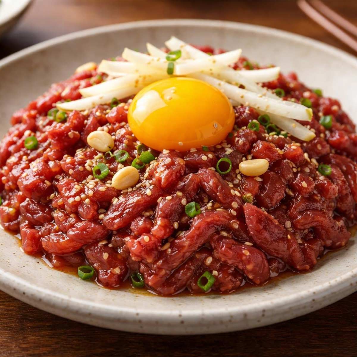 Yukhoe: Korean Raw Beef, Origins, and How to Make It at Home - Tastylicious