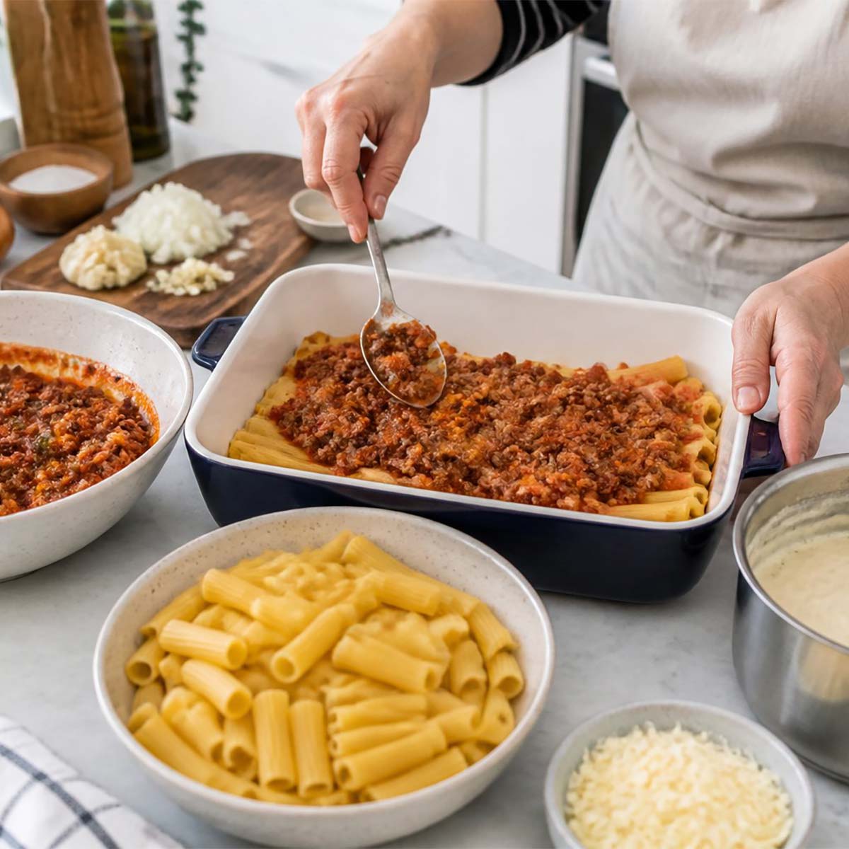 How To Make Pastitsio (Greek Pasta Bake) - Tastylicious